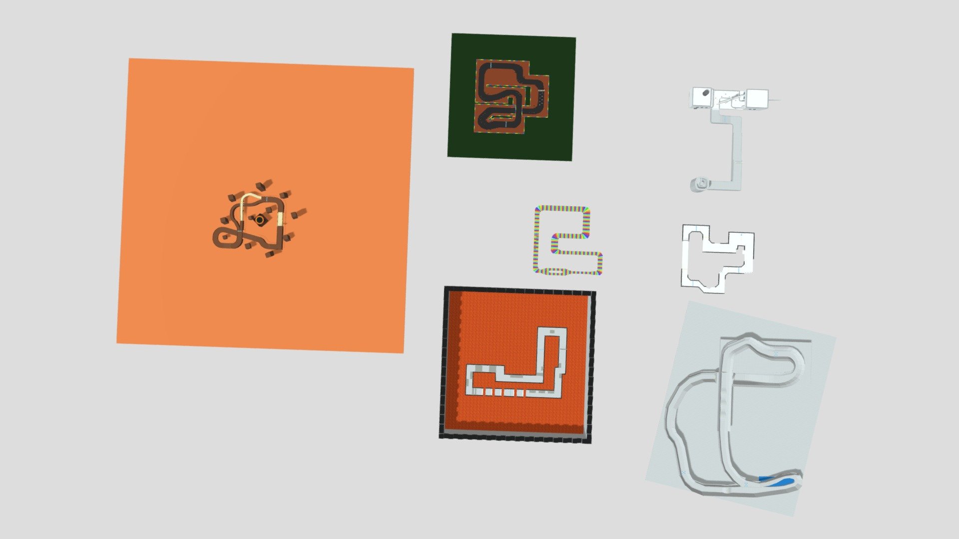 all maps of mario kart roblox dash - Download Free 3D model by ...