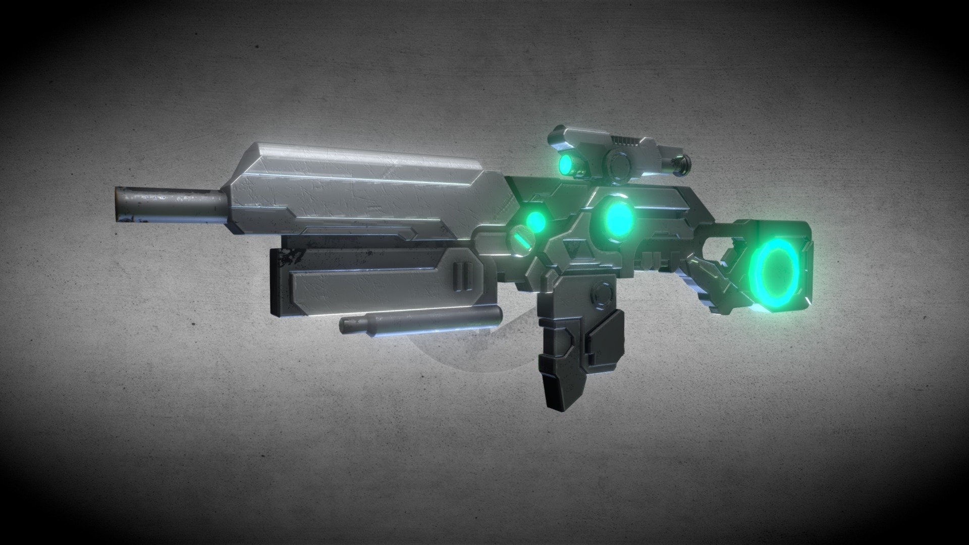 Sci-Fi Gun - Download Free 3D model by woody (@vineet) [d2d7c38 ...