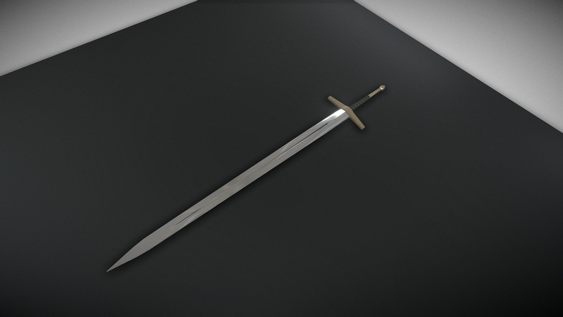 Simple sword - Download Free 3D model by Turtwiggy [d2daa17] - Sketchfab