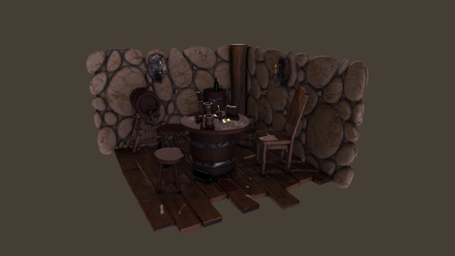 Tavern - 3D model by Alexandr Sadakov (@Luka92) [d2db79b] - Sketchfab