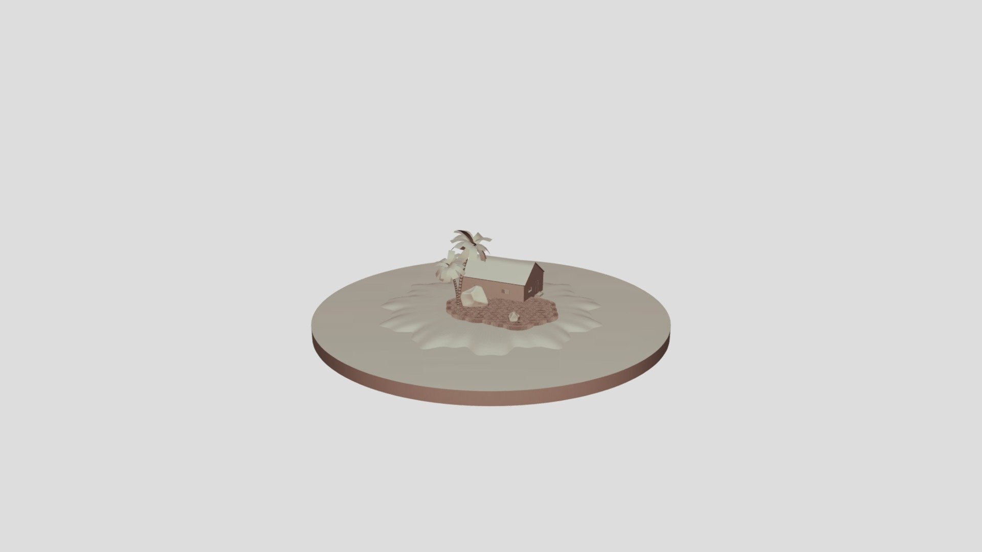 Tiny island v01 - 3D model by Cyberknigt [d2dba5f] - Sketchfab