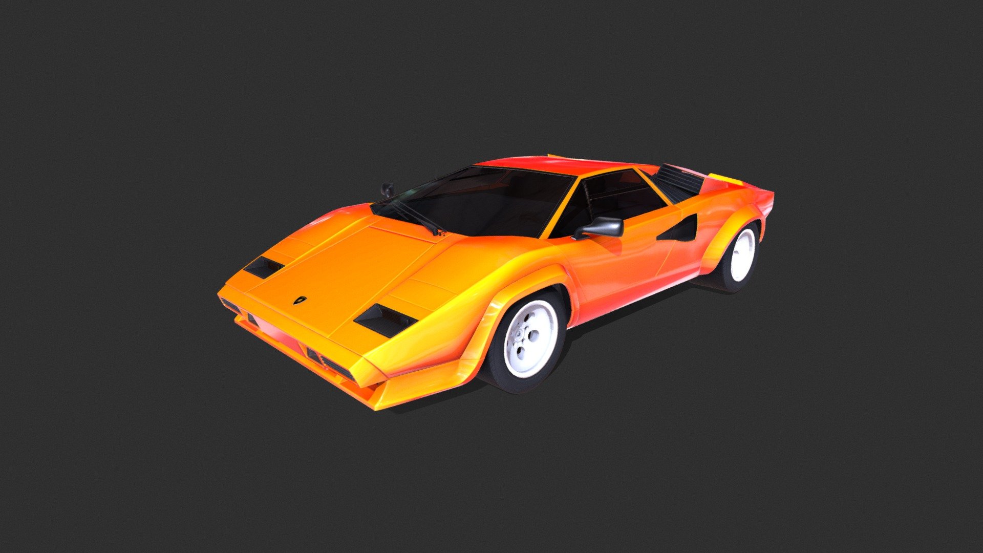Lamborghini Countach 5000S - 3D model by walsash [d2dd0da] - Sketchfab