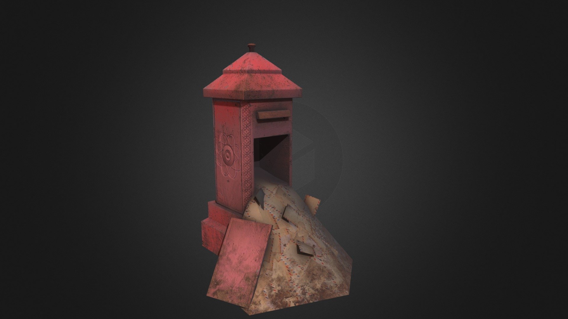 Broken Mailbox - 3D model by MDonker [d2dda3b] - Sketchfab