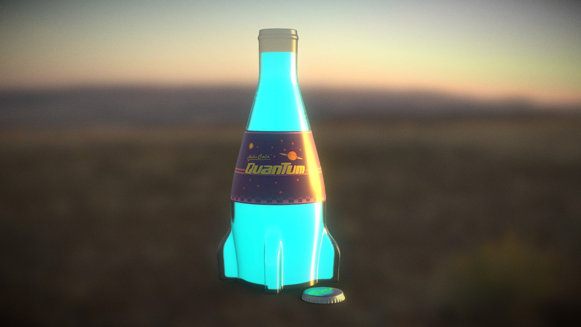 Nuka Cola Quantum from Fallout - 3D model by PhotoGramGear [d2de229 ...