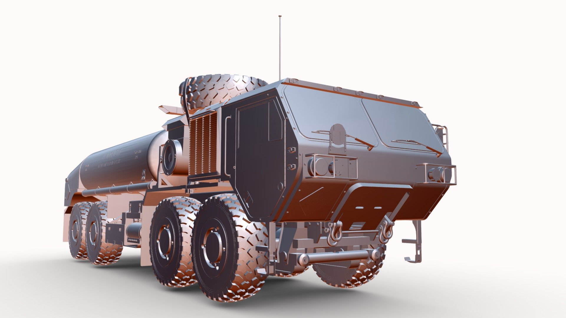 HEMTT M978A2 Tanker 8X8 esboço - 3D model by LM3D (@lm9241221) [d2df33e ...