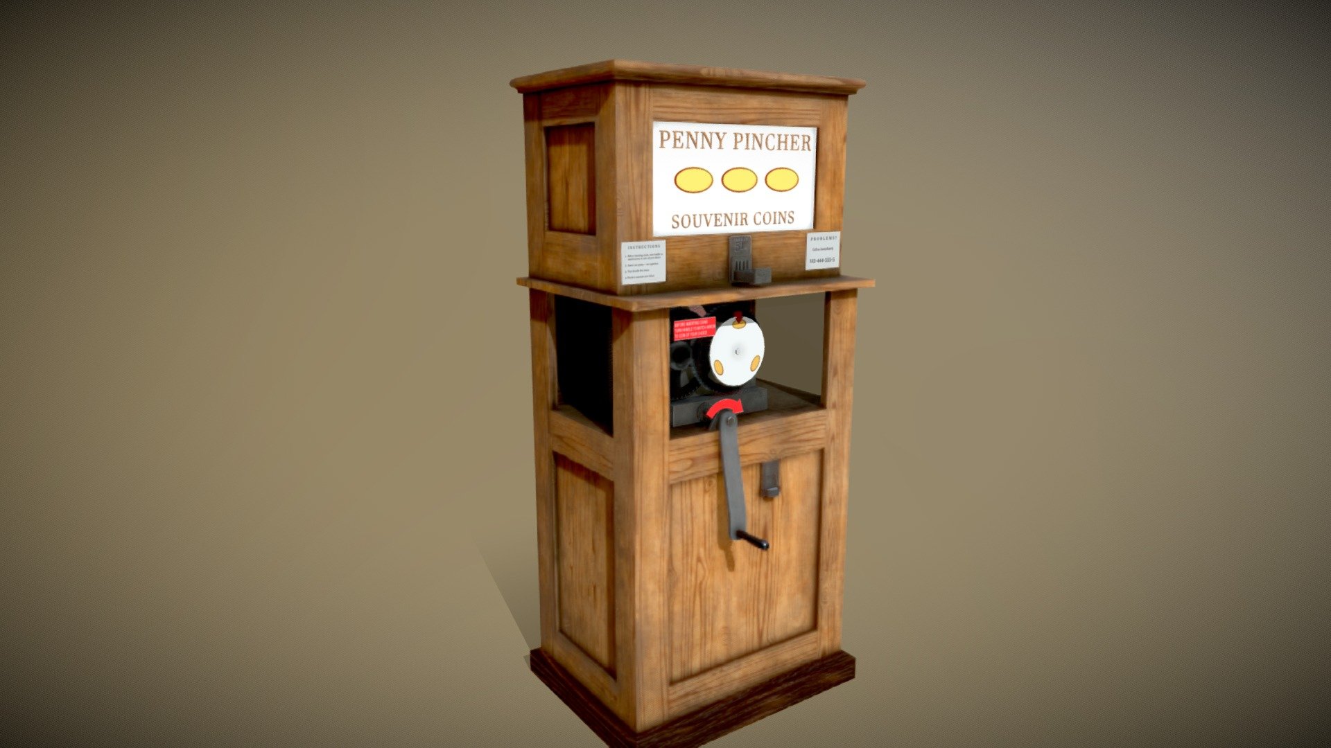 Penny Pincher machine - 3D model by Marco669966 [d2df384] - Sketchfab