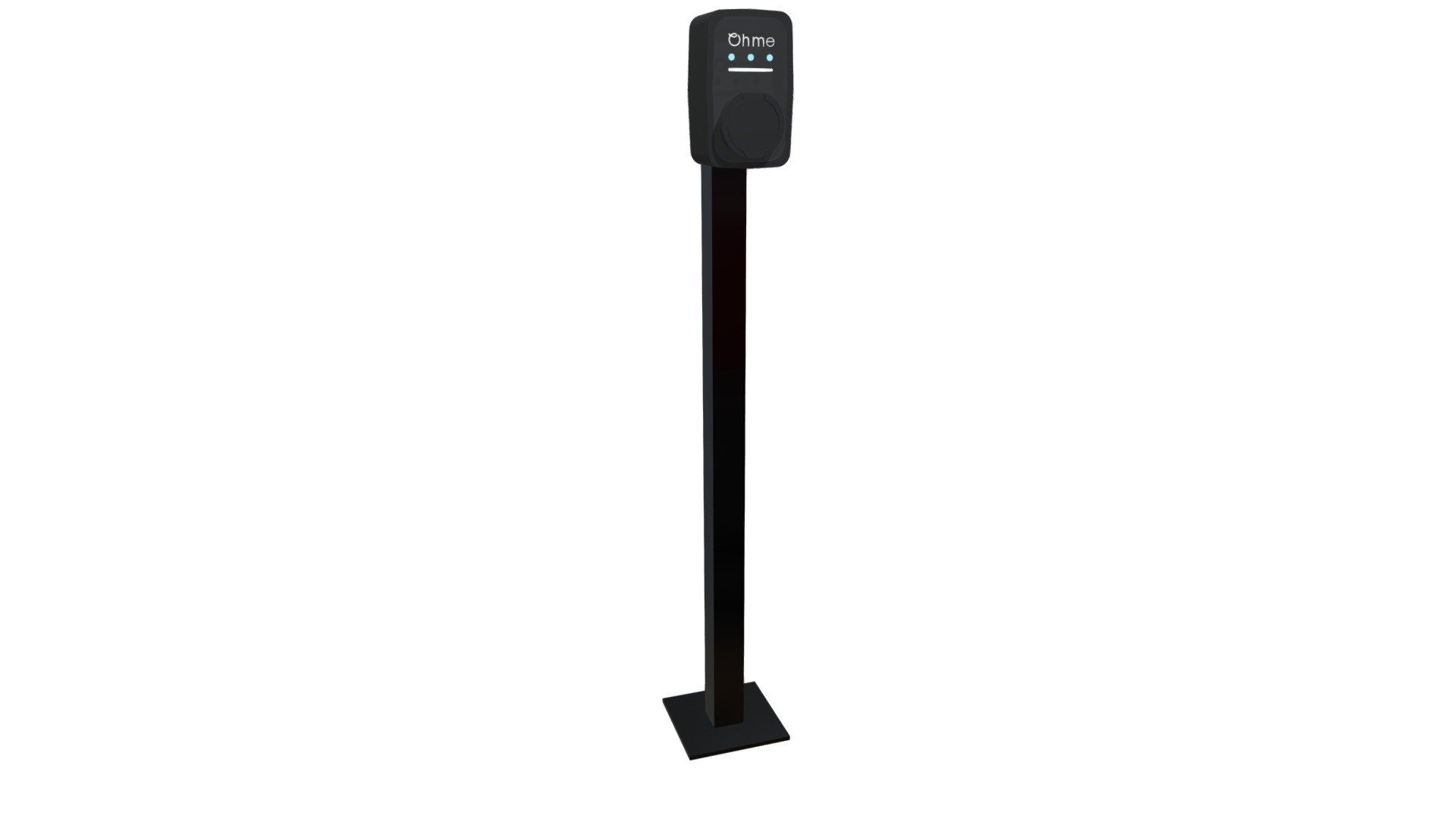 Ohme EV Charger e Pod Pole Mounted - 3D model by bimstore (@Revitspace ...