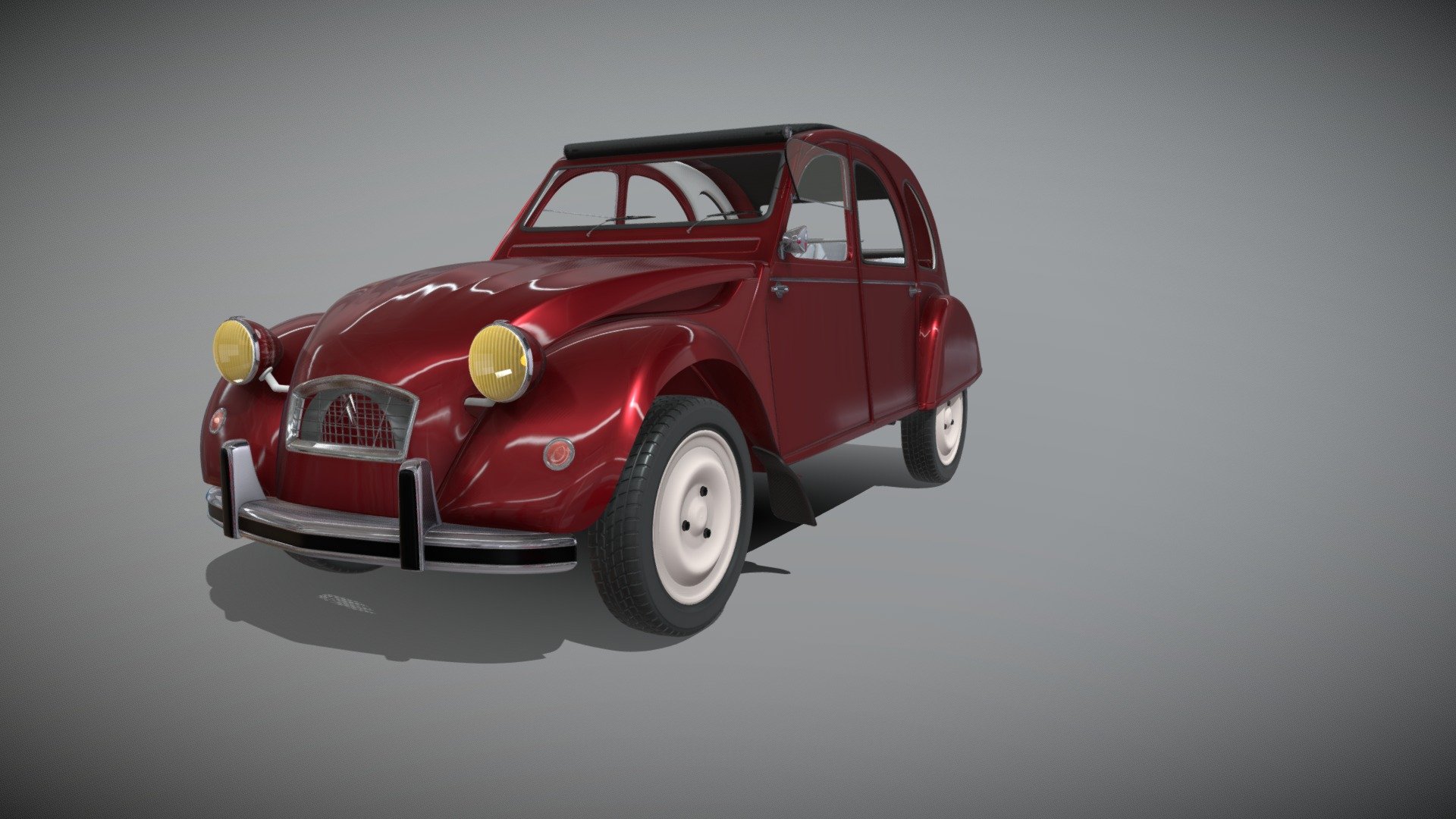 2CV - Download Free 3D model by Parasar2022 [d2e060f] - Sketchfab