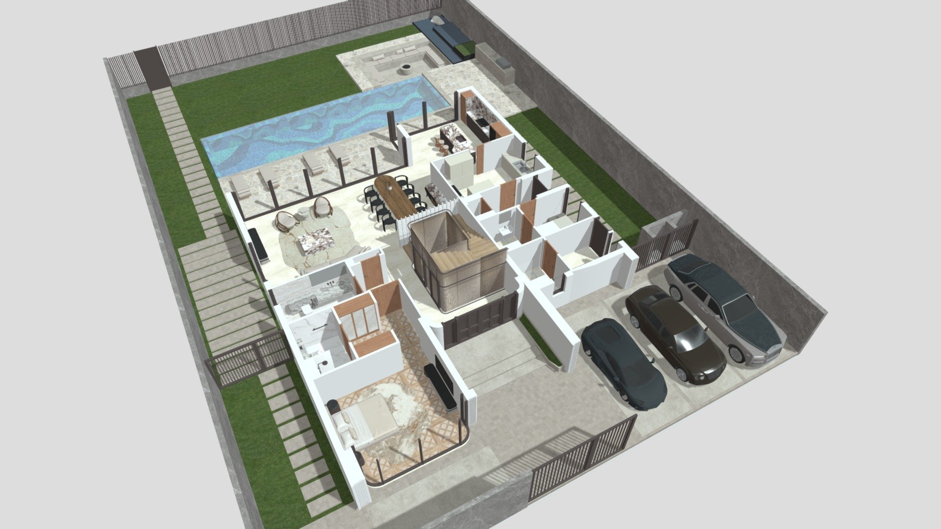 Meydan - Villa B Ground Floor - 3D model by LEOS Developments ...
