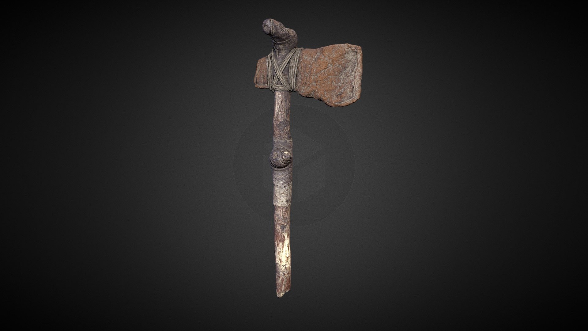 Stone Hatchet - 3D model by Cristian Iordache (@christian-mg) [d2e1127] - Sketchfab