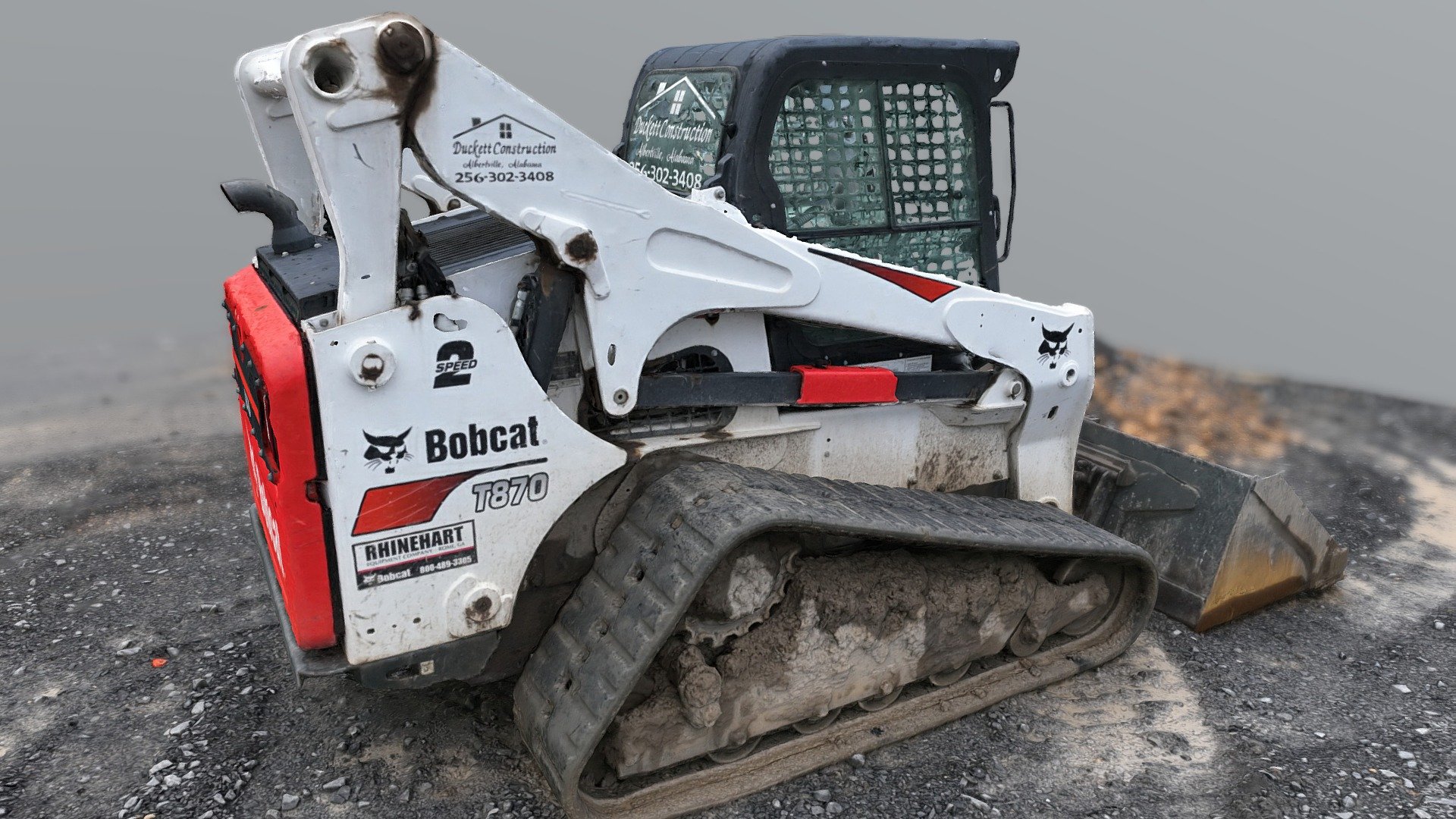 Bobcat T870 Compact Track Loader - Buy Royalty Free 3D model by ...