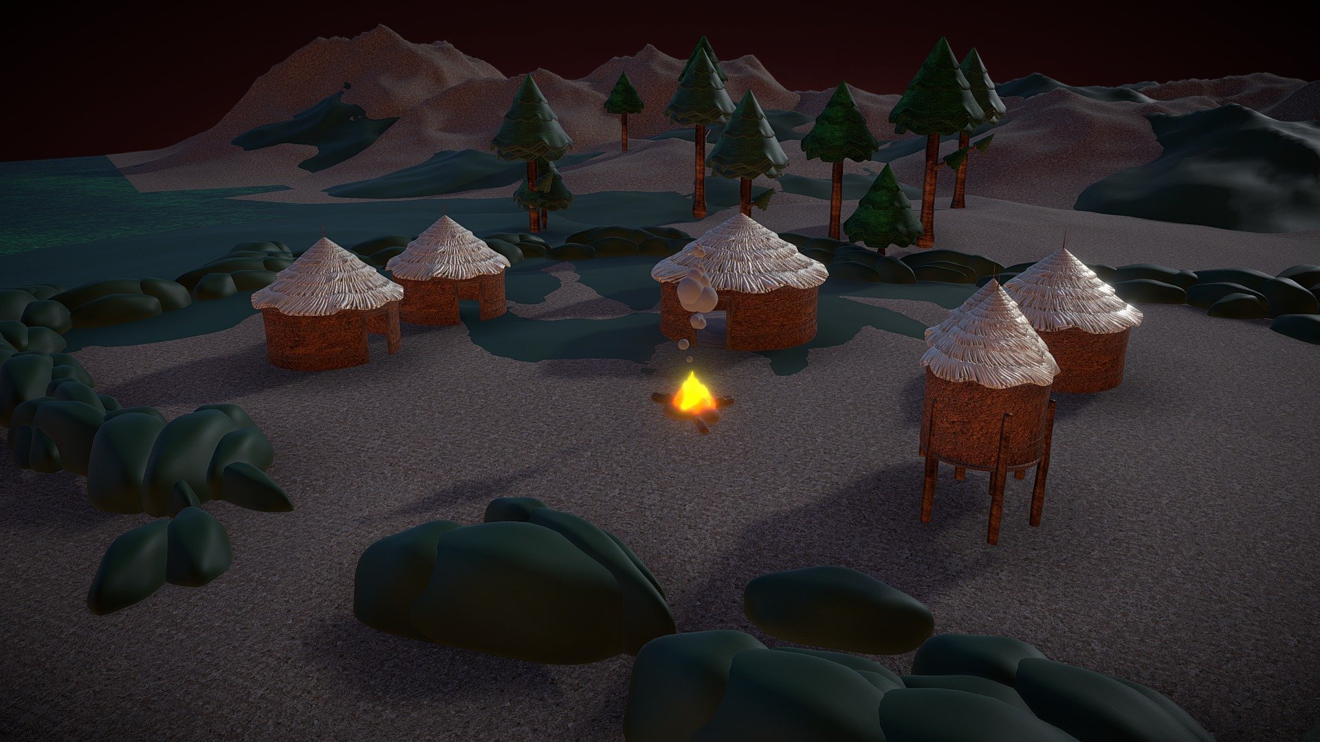 Rural Homestead - Download Free 3D model by MichaelGichane [d2e2e76 ...