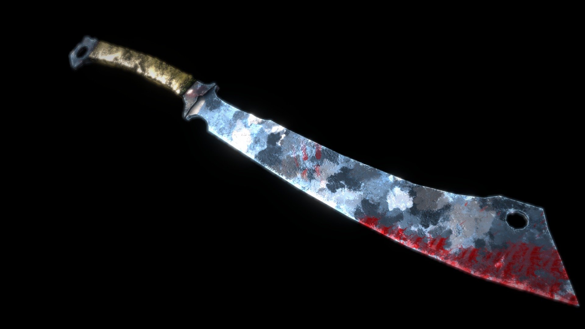 Tactical Machete - Zombies - 3D model by Alex Gomes (@Bsheep_) [d2e3d10 ...