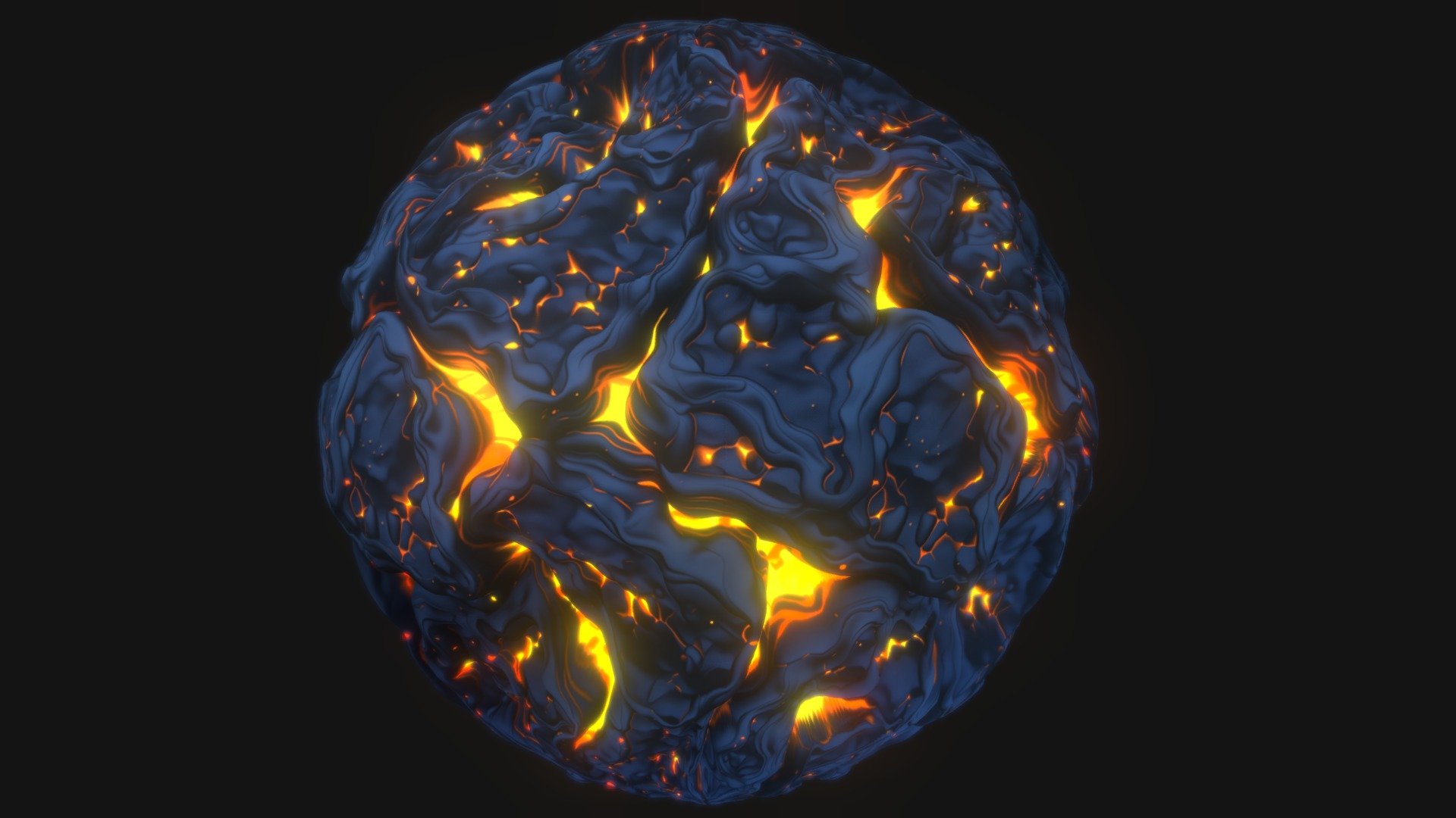 Stylized Lava Rock Seamless Texture - Buy Royalty Free 3D model by ...