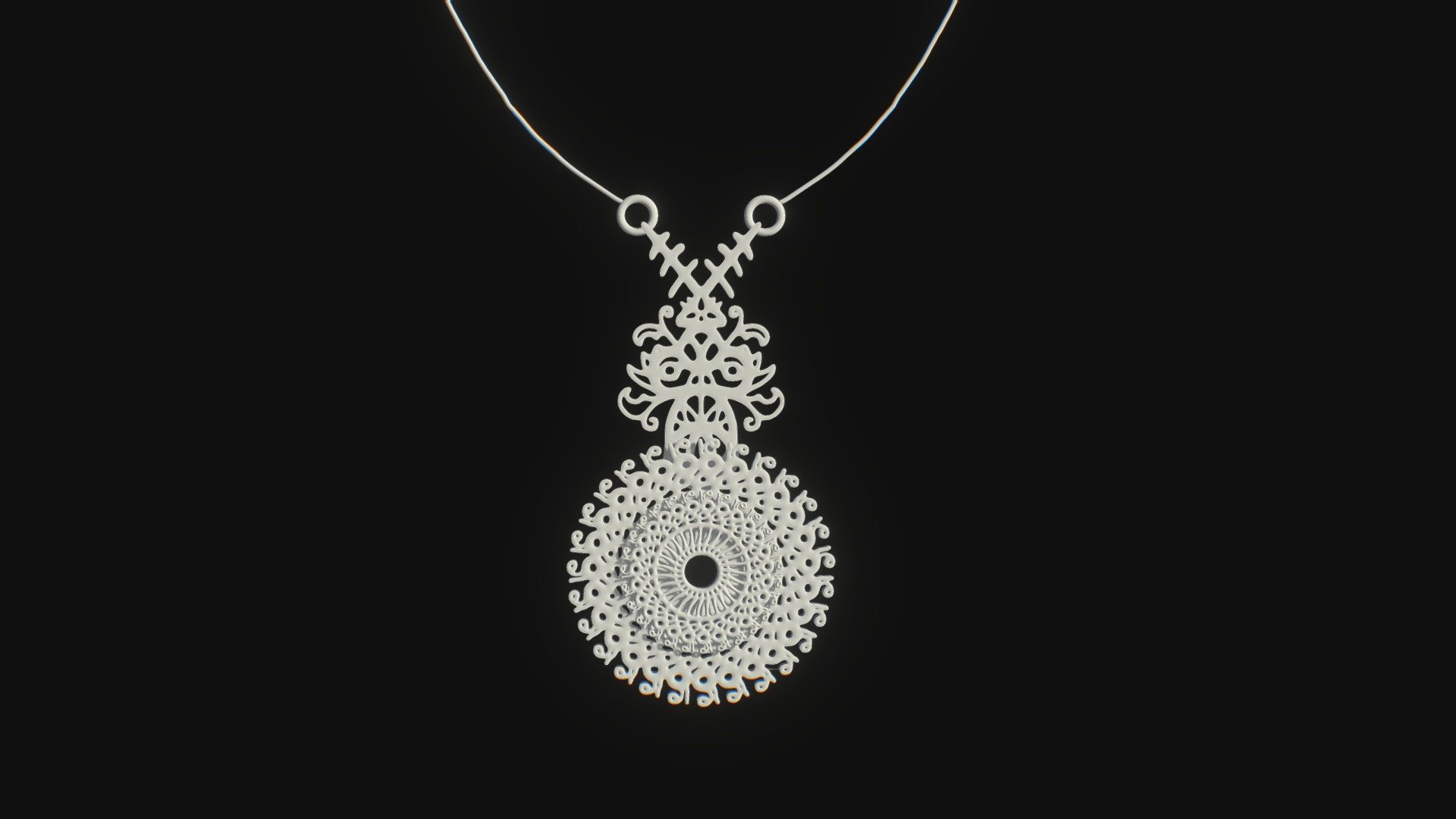 Necklace - 3D model by niccolo.destefano. [d2e53fd] - Sketchfab