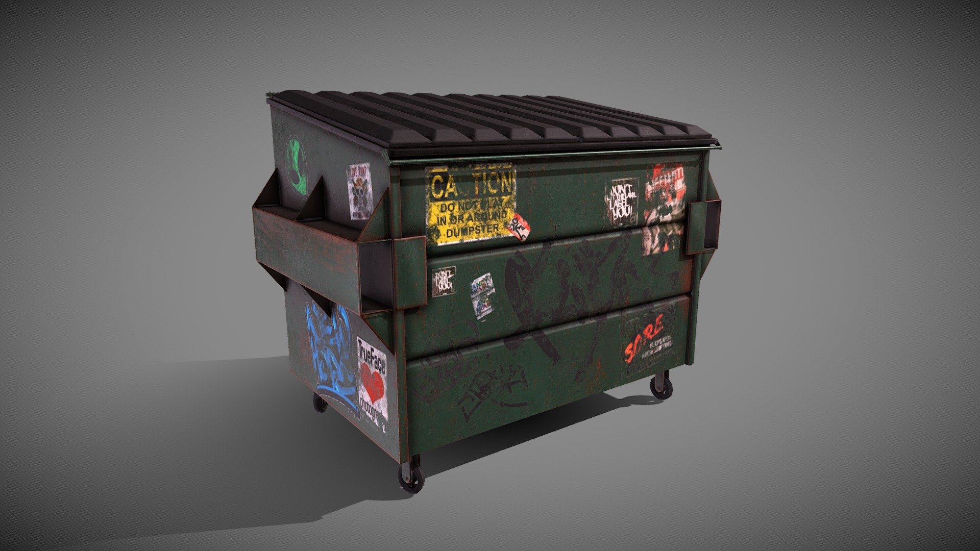 dumpster - 3D model by sBjamms (@sbjamms11) [d2e664f] - Sketchfab