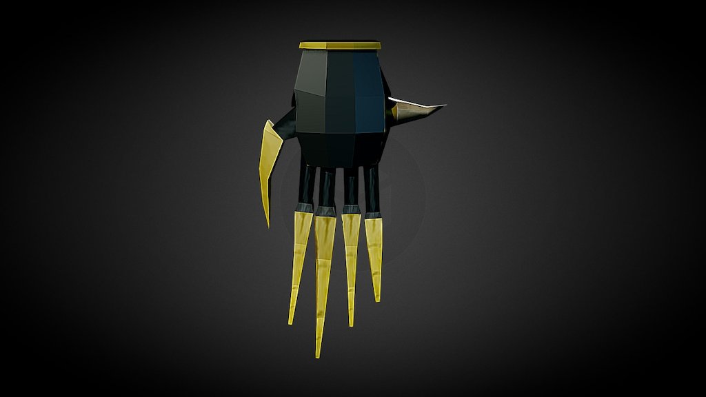 Claw - Lightning Claw Warhammer 40k Low Poly - 3D model by ...