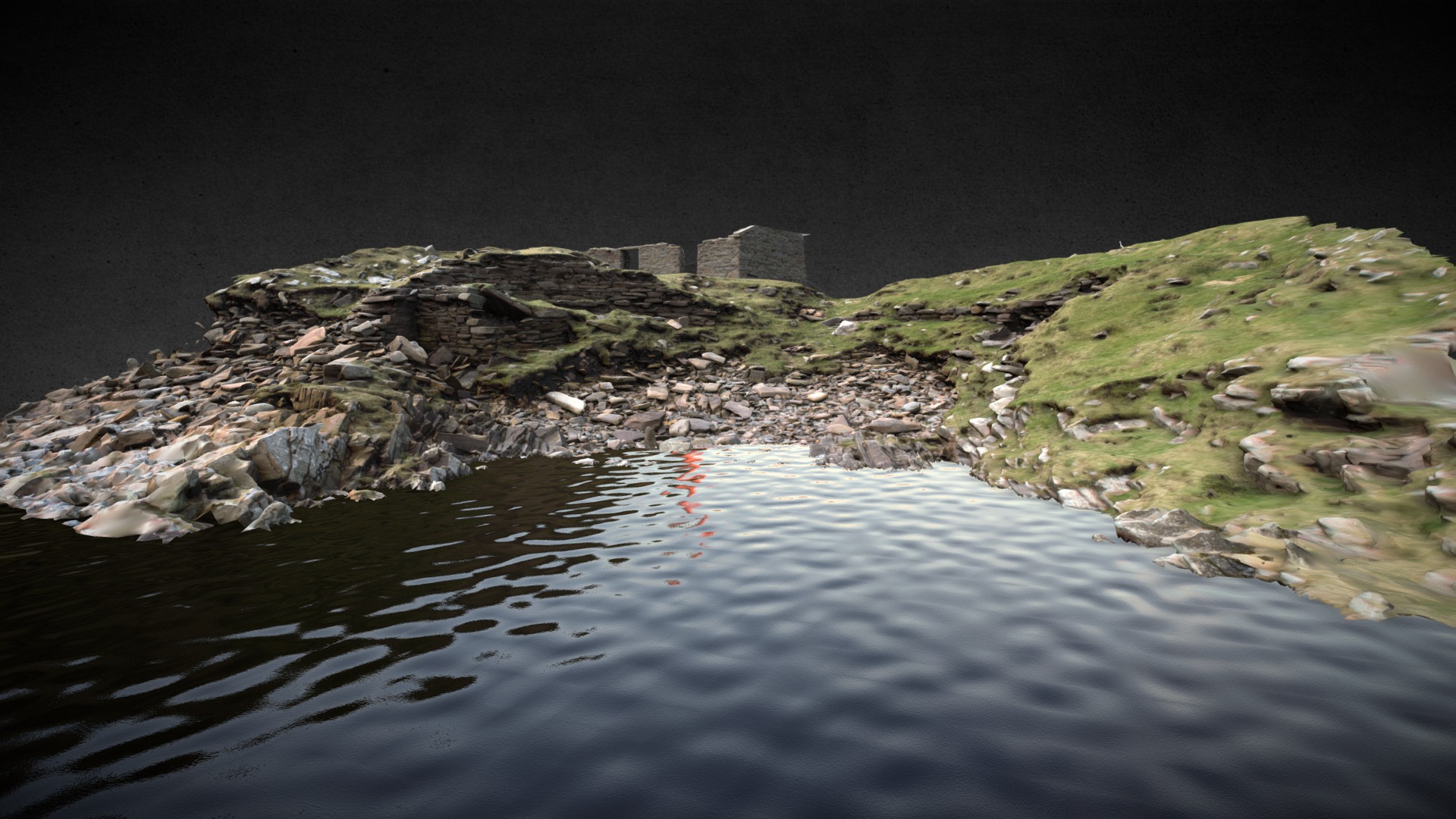 Broch at Brough Head, Shetland - 3D model by Al (@alrawlinson) [d2e99be ...