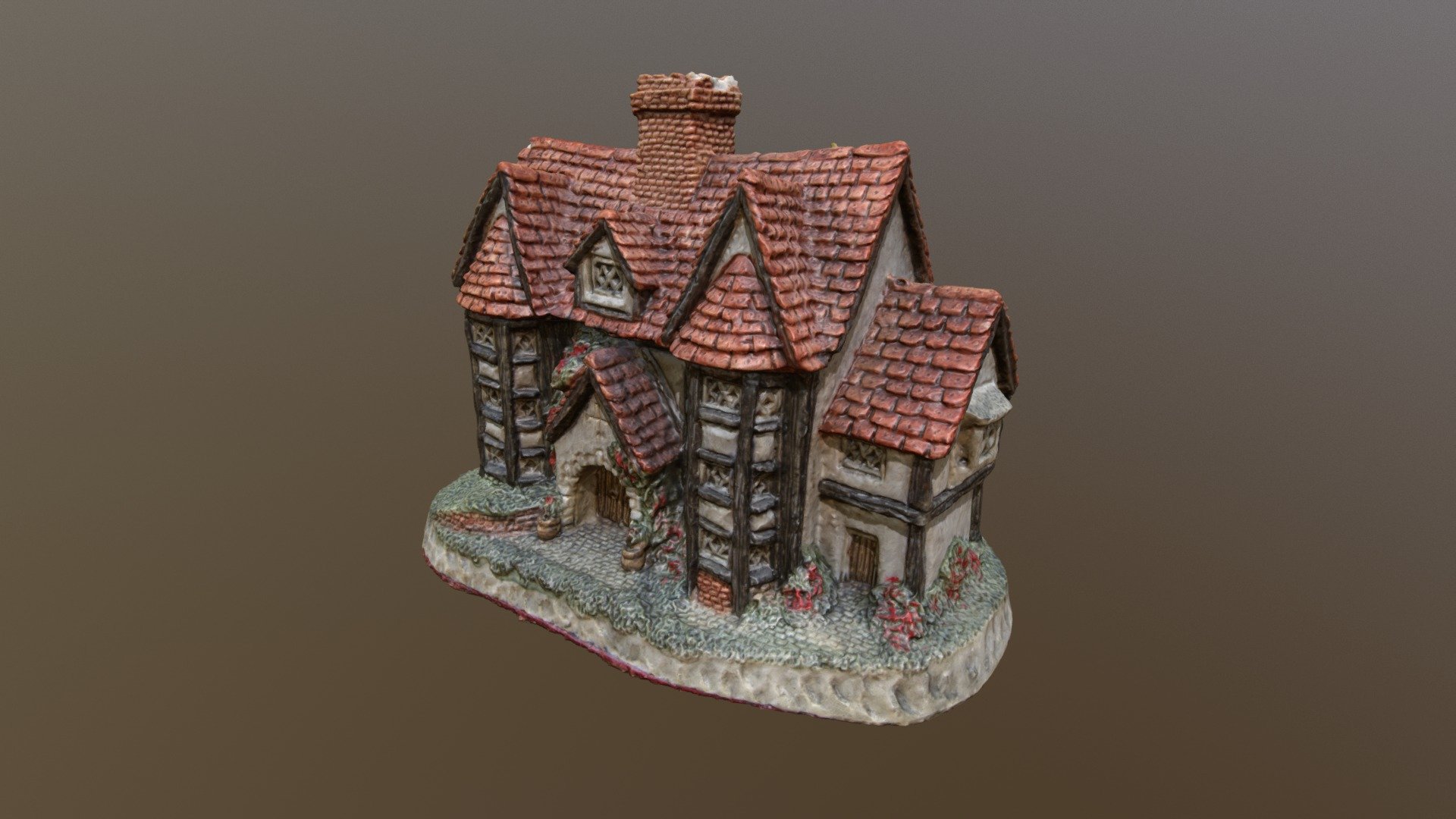 Ceramic Village House - 3D model by ckstormin [d2eac49] - Sketchfab