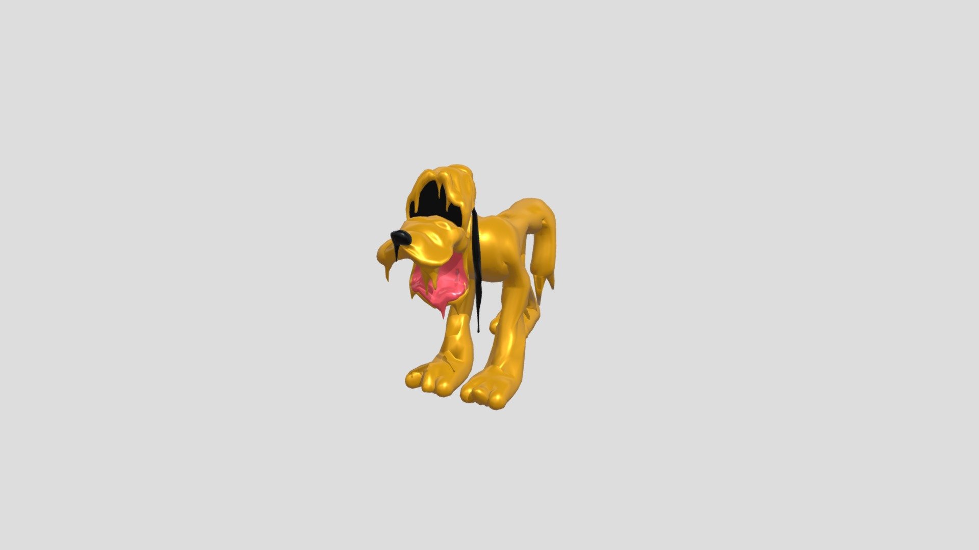 Pluto By Slimer- Daffa - Download Free 3D model by NachiG [d2ec19b] - Sketchfab