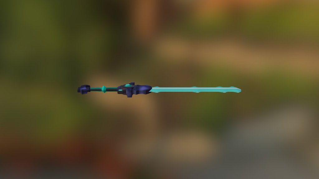 Photoshop Sword - 3D model by randomcommander [d2eeaab] - Sketchfab