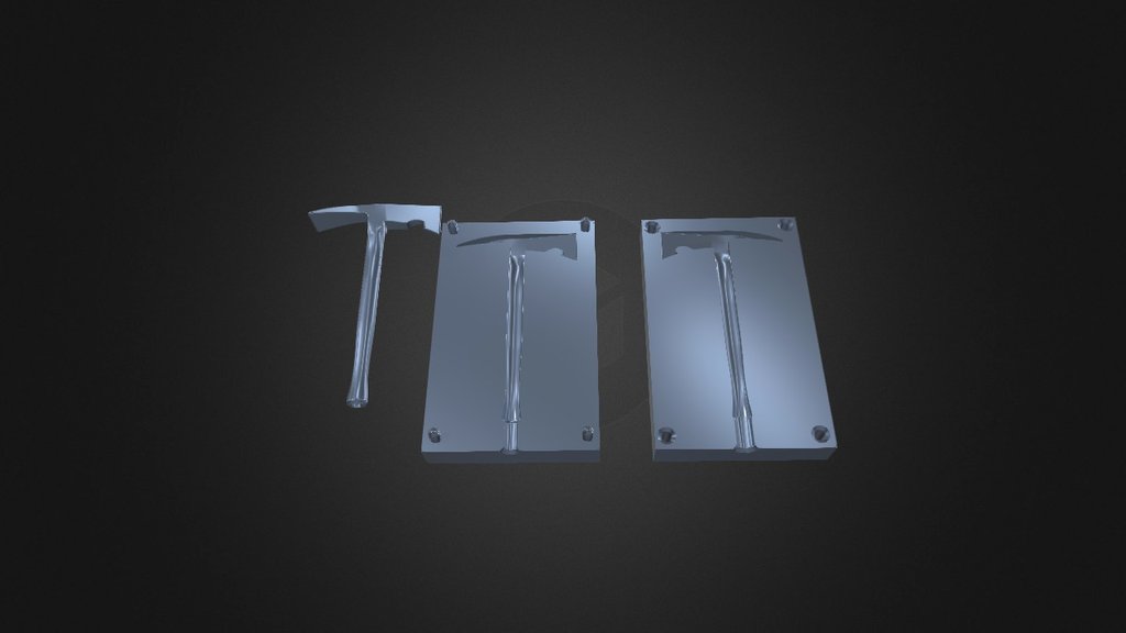 Axe Mold Form - 3D model by kaaa [d2f24ac] - Sketchfab