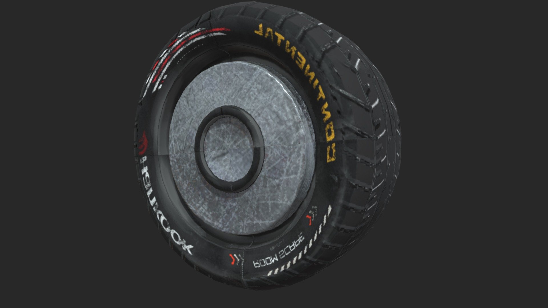Cyberpunk Wheel - Sci-Fi - Download Free 3D model by Mert Tetik ...