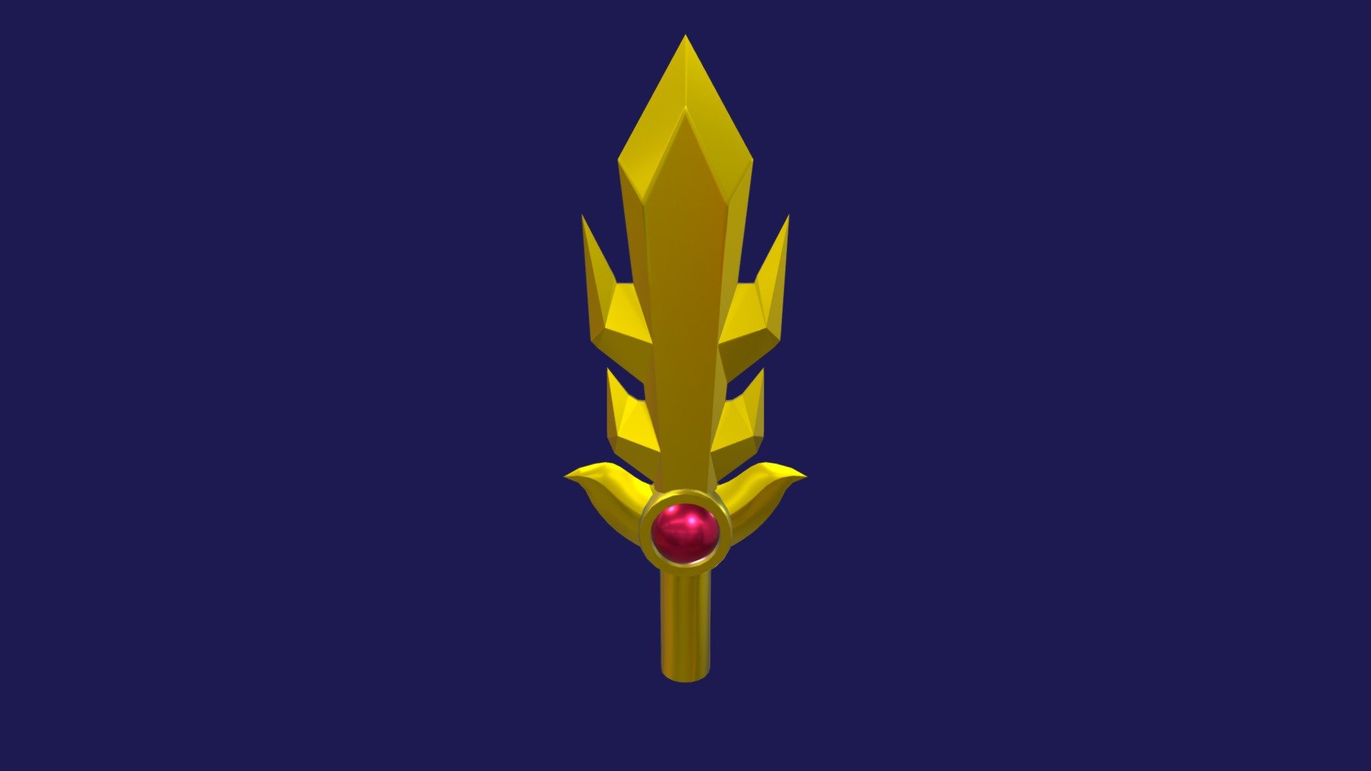 MetaKnight_ sword - 3D model by tunana_25-30 [d2f3715] - Sketchfab