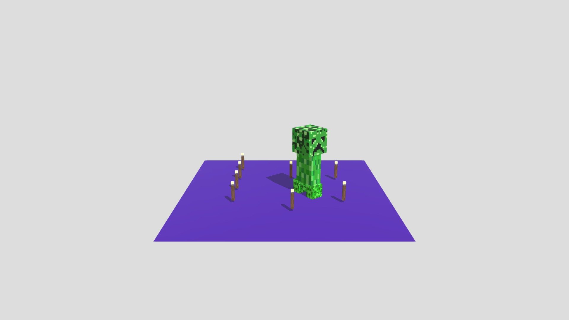 Creeper - Download Free 3D model by ayamoh29 [d2f52e8] - Sketchfab