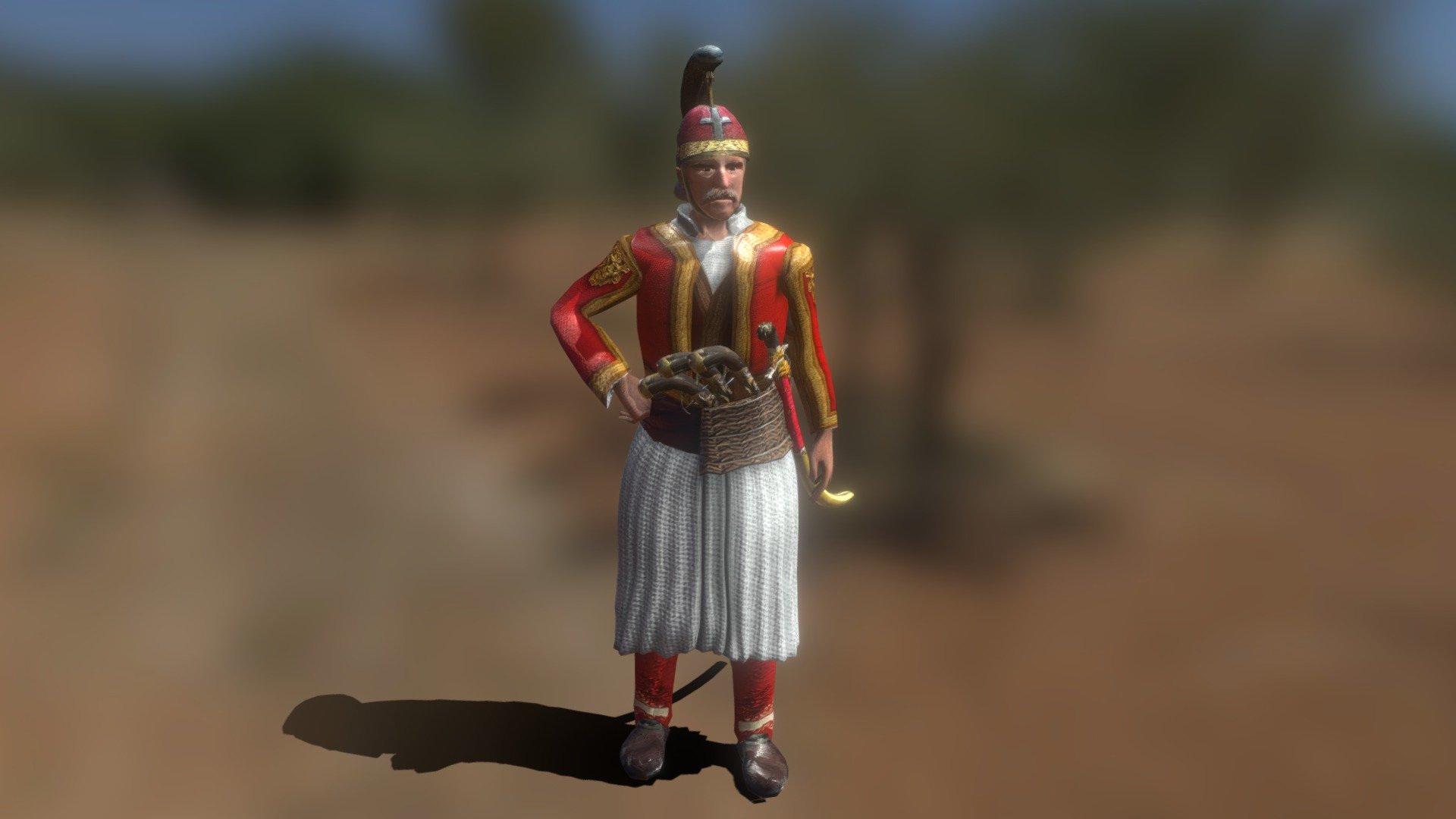 Theodoros Kolokotronis - 3D model by GR33D [d2f68b2] - Sketchfab