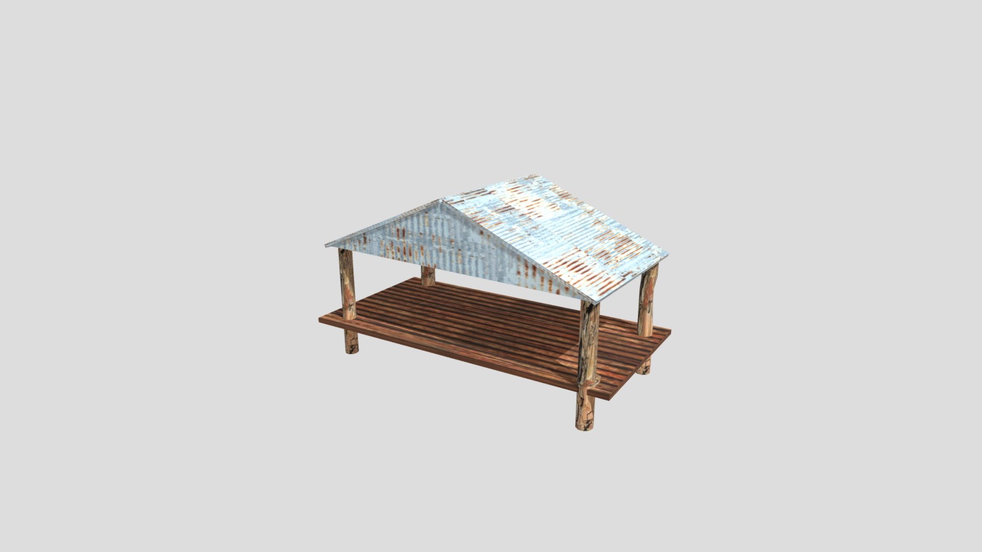 Hut - 3D model by aidanthwaites [d2f7e6e] - Sketchfab
