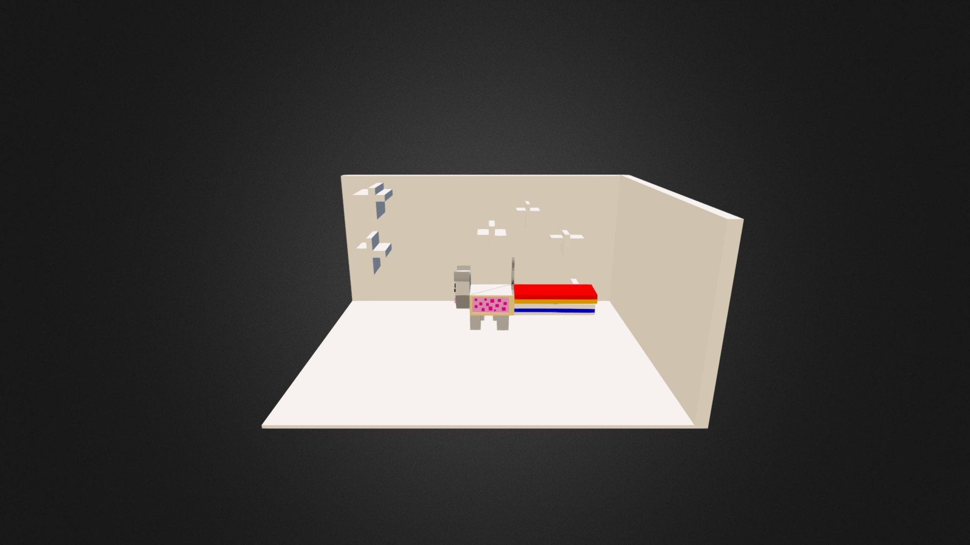 Nyan Cat - Download Free 3D model by quiarag2019 [d2f830d] - Sketchfab