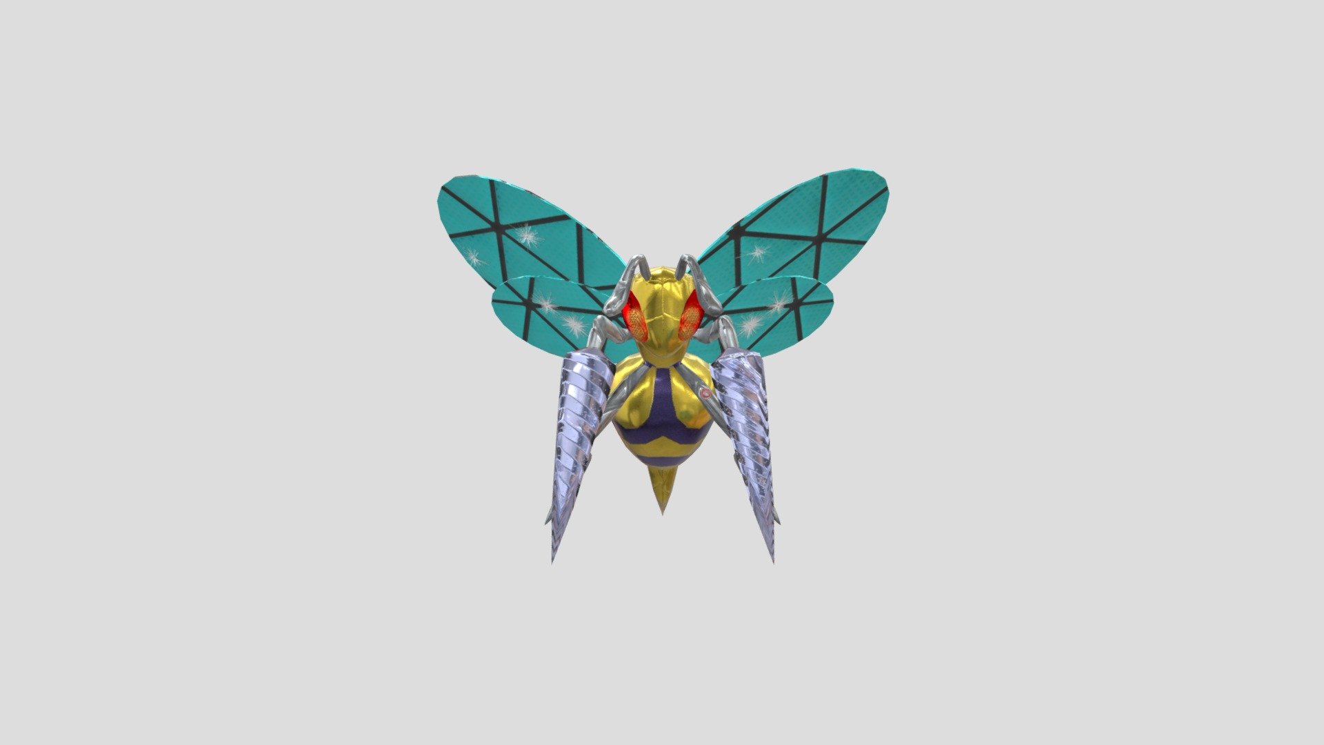 iron bee - 3D model by ricegod01 [d2f8e94] - Sketchfab
