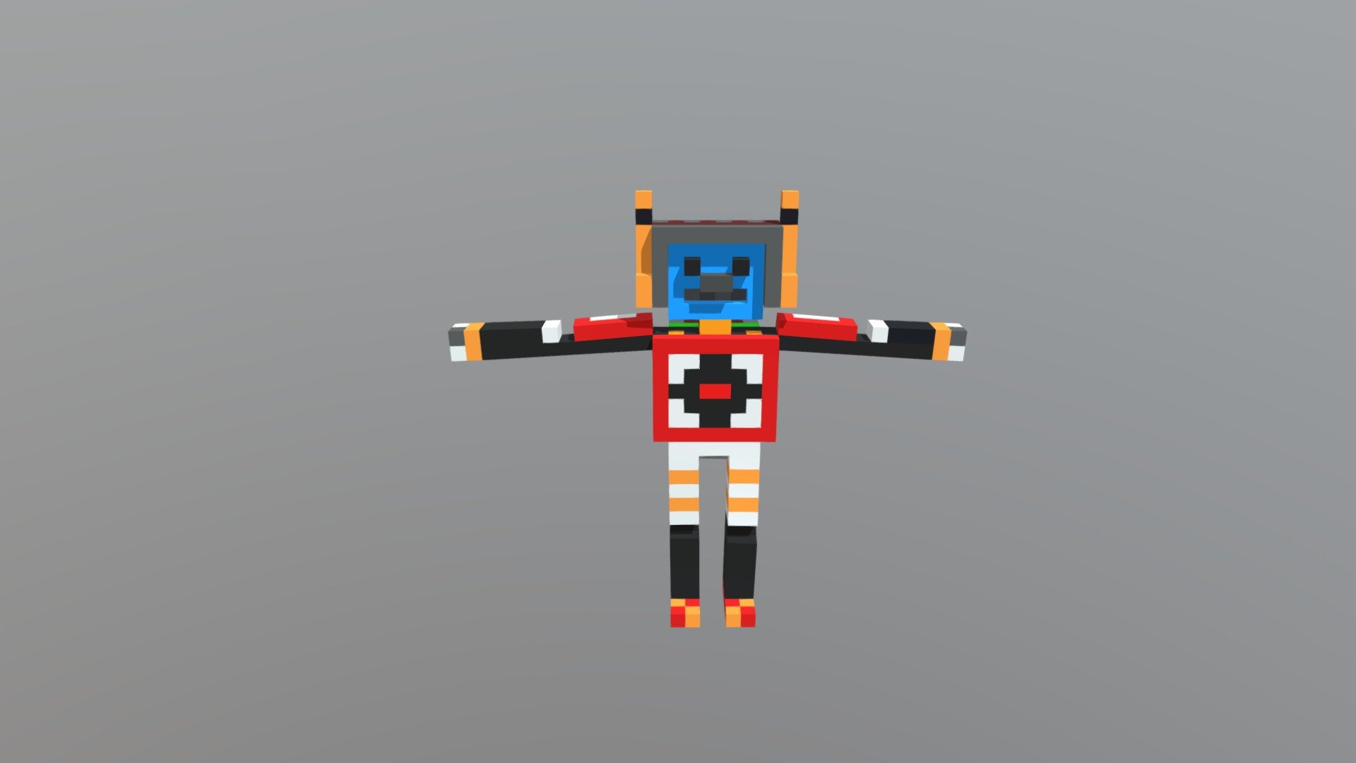 Rocket Bot - 3D model by stalin.peralta [d2f9c20] - Sketchfab