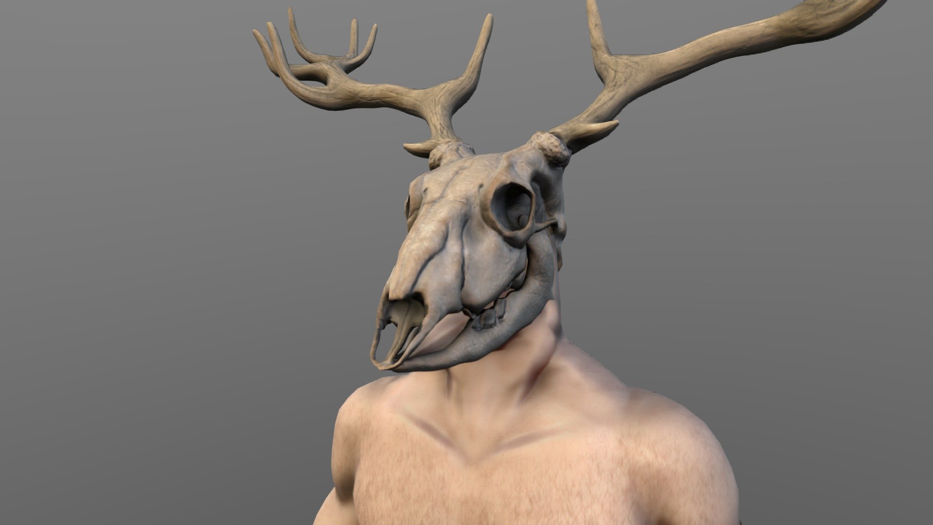 Deer Centaur - Download Free 3D model by Percy (@PercyLad) [d2fa43c ...