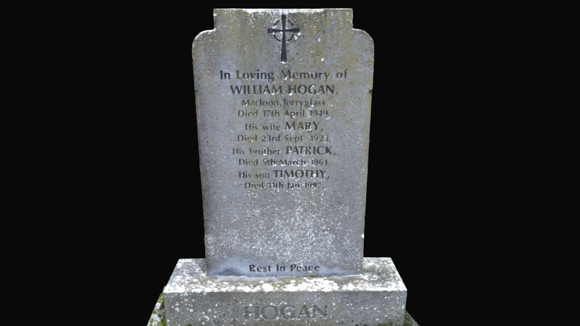 William Hogan (d. 1949) of Macloon TN-TYGS-0138 - Download Free 3D ...