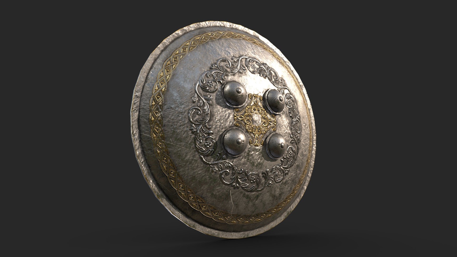 Middle Eastern shield - Buy Royalty Free 3D model by Darken (@darken14 ...