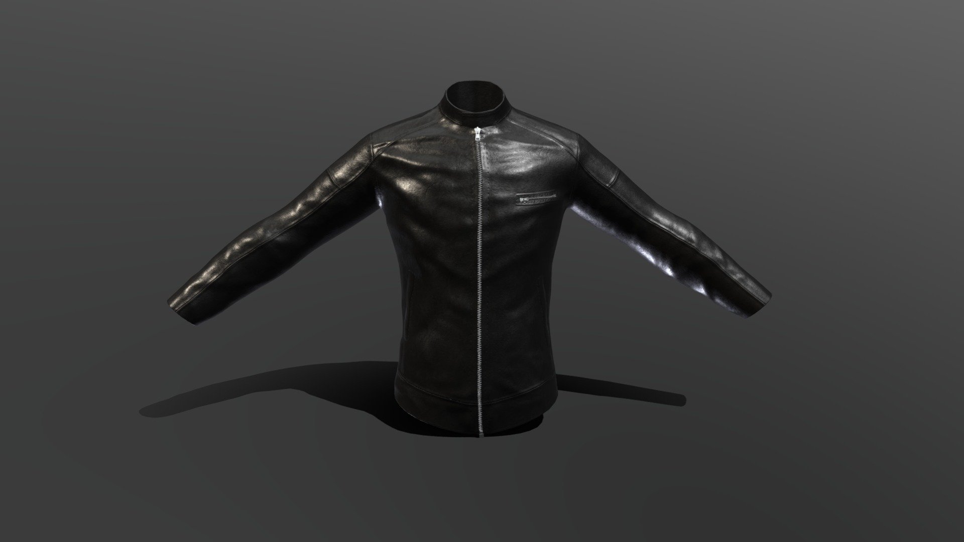 Leather Jacket Game Res - 3D model by ChrisMurray [d300249] - Sketchfab