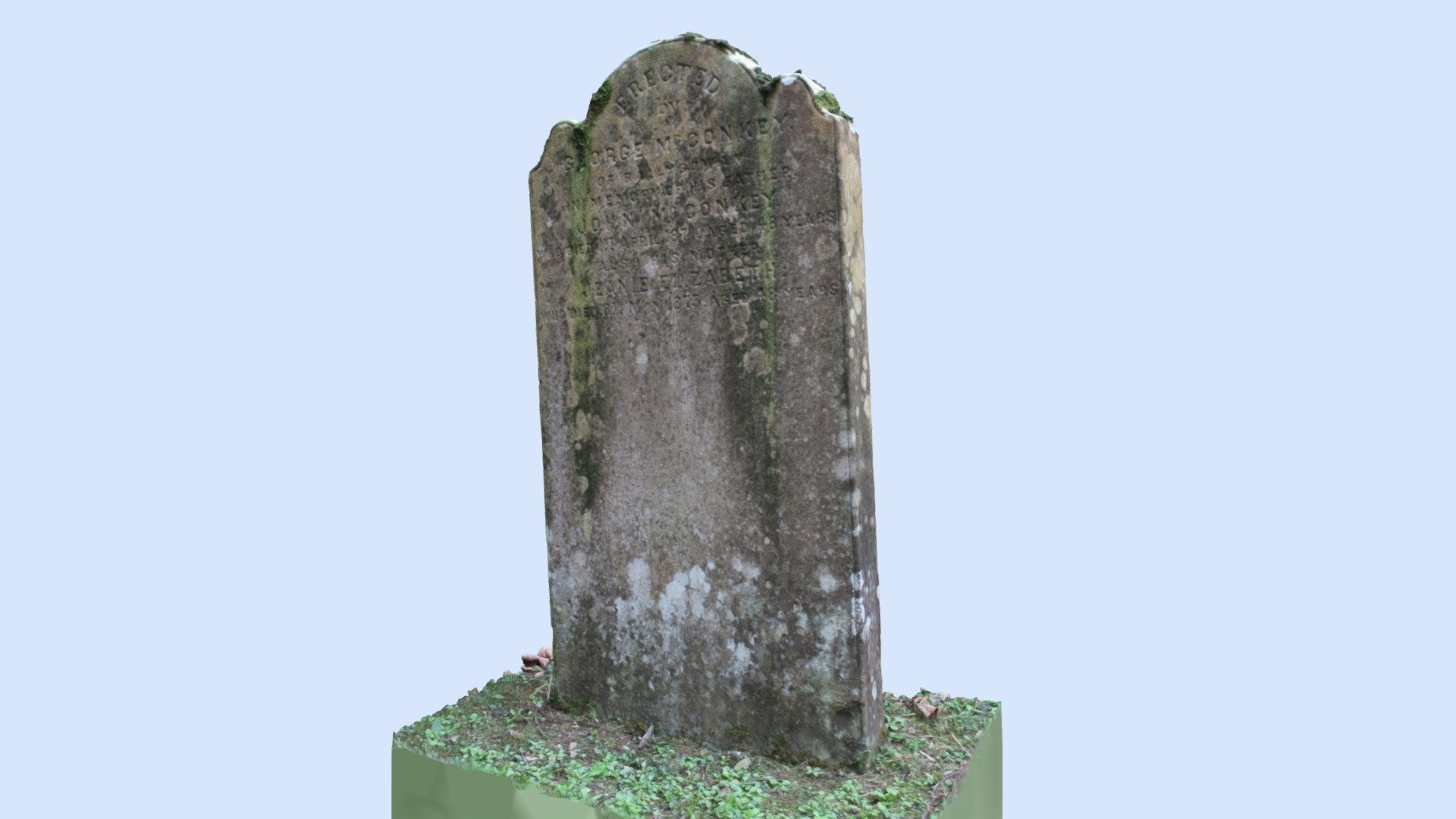 McConkey Family Plot - 3D model by Bob Currie (@mooreheadmodels) [d300338] - Sketchfab