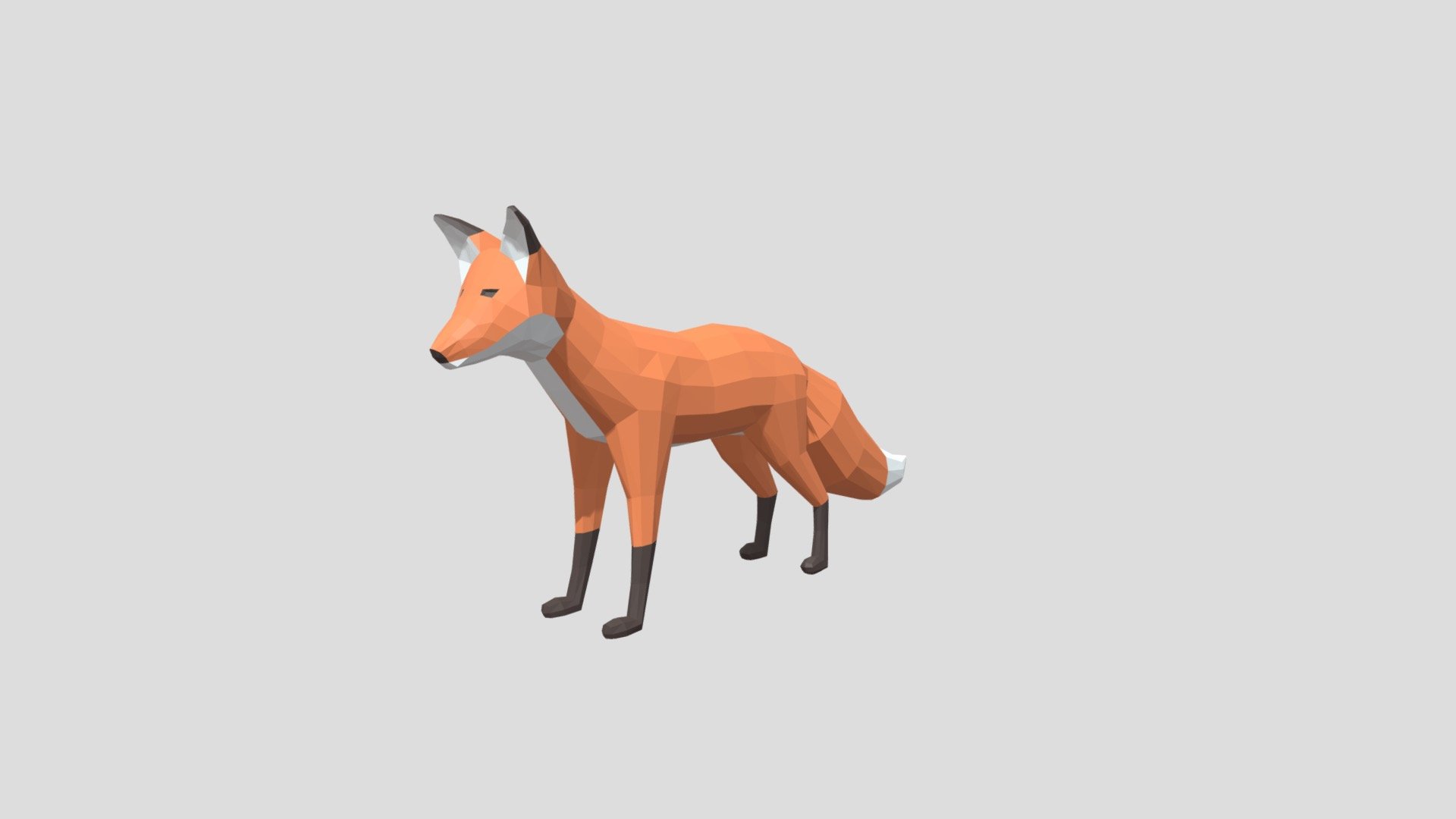 Low Poly Fox - Buy Royalty Free 3D model by Ed+ (@EDplus) [d3009c8 ...