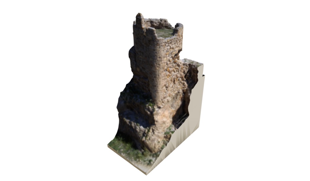 Torre circular 2 (Castillo del Berrueco) - 3D model by ...