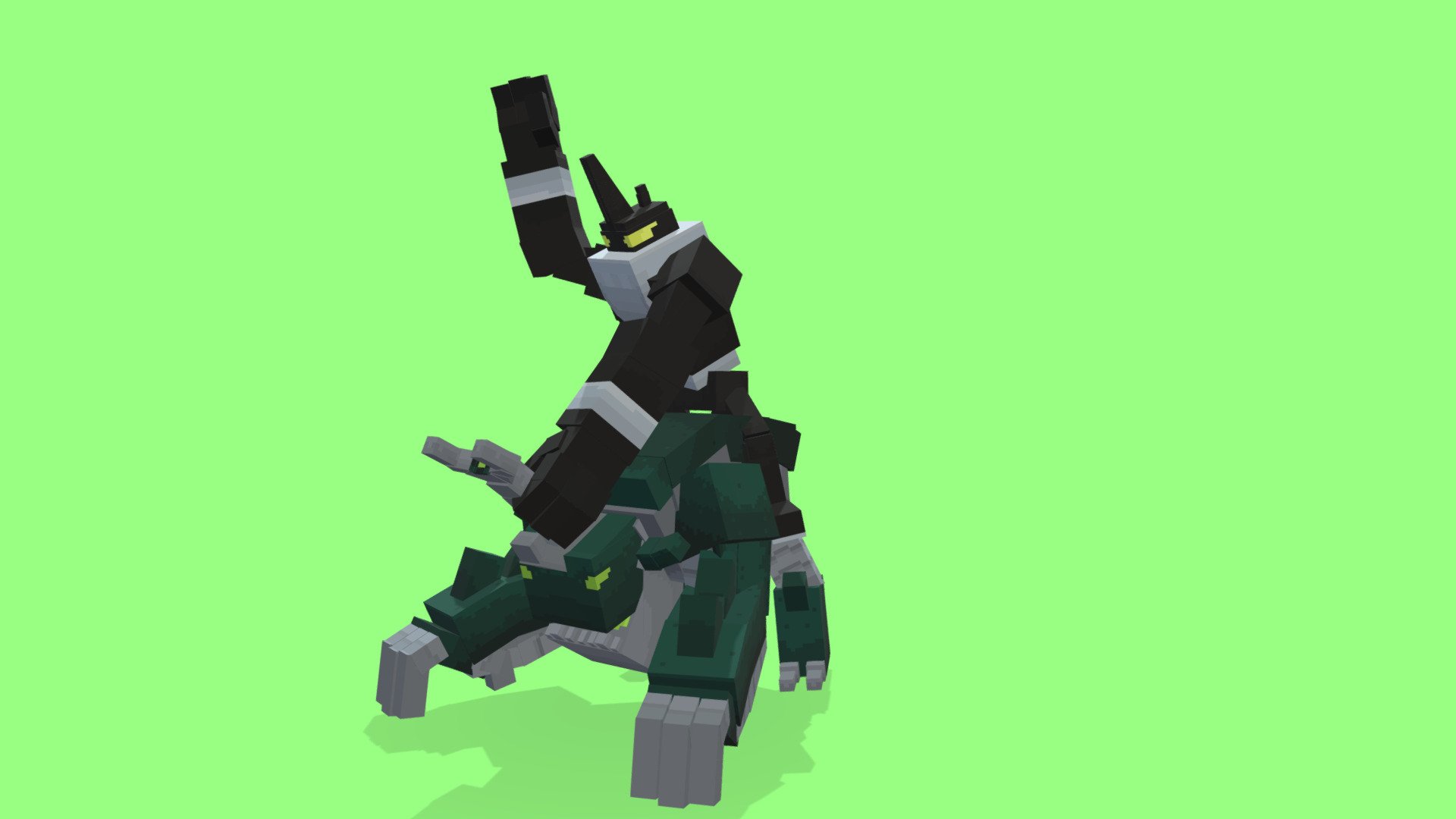 Voxel Eatle showcase - 3D model by smiteis [d303eab] - Sketchfab