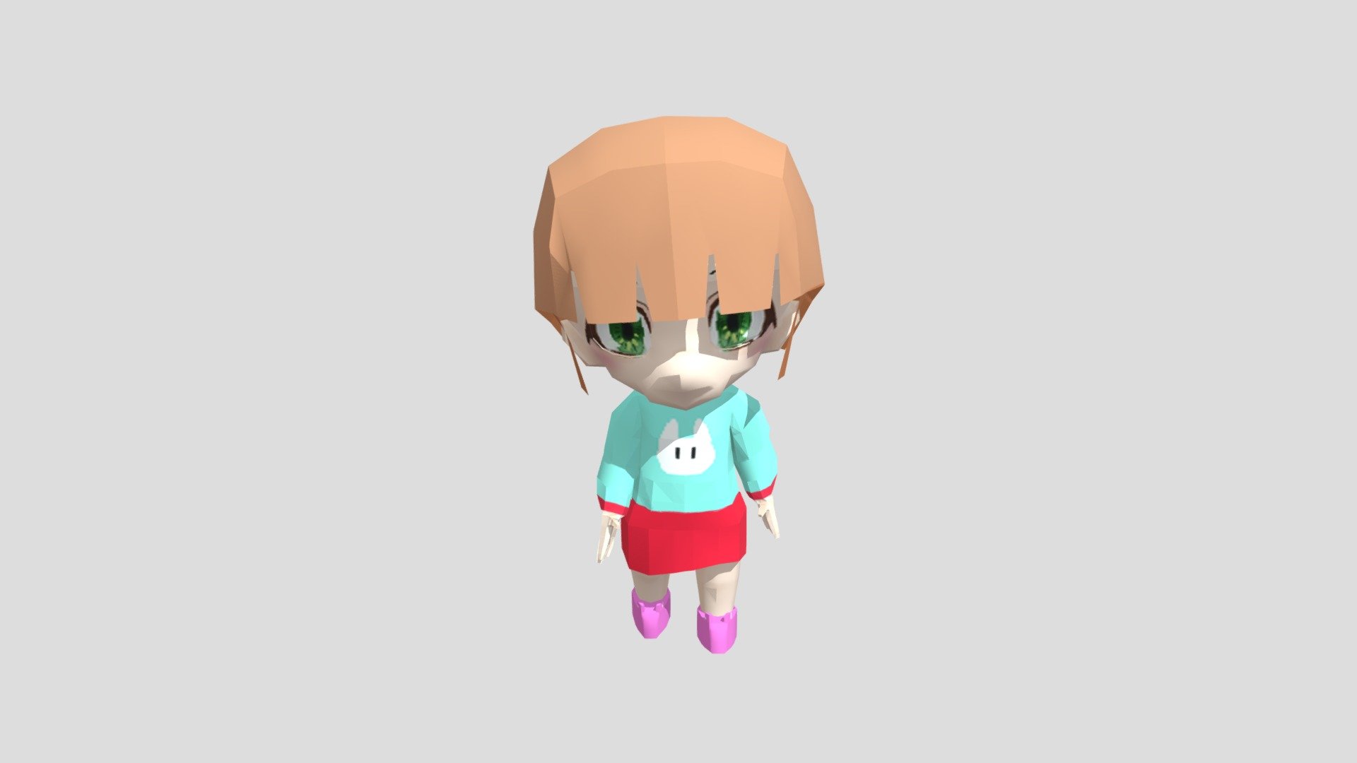 Chara 1 Walk 2 - Download Free 3D model by rainingstar1999 [d306d23 ...