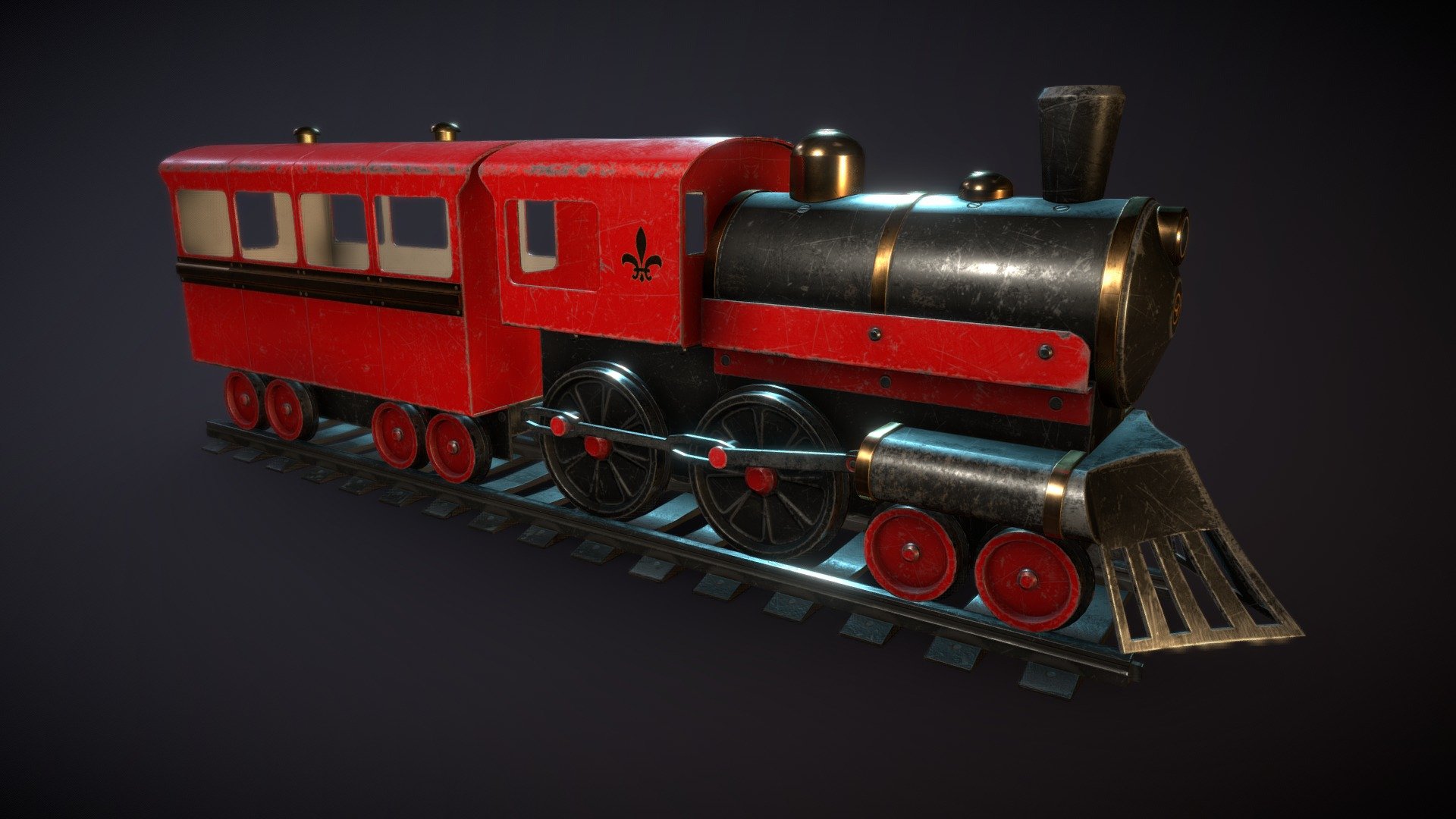 toy_train - 3D model by Oleh (@oleg.sytnikov) [d3096b3] - Sketchfab