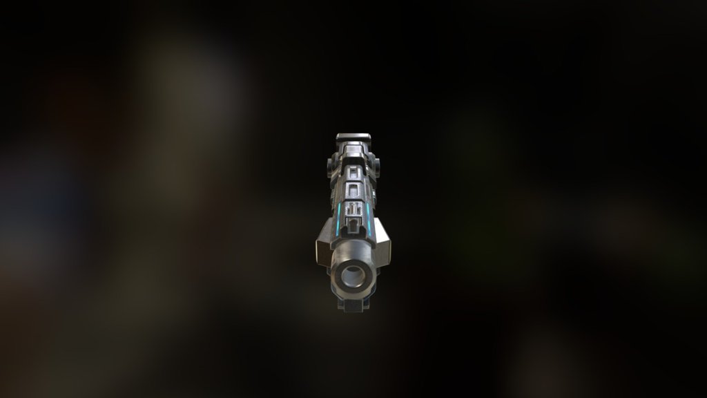 Blaster Gun - 3D model by b3dgame (@mr.b3dgame) [d30a019] - Sketchfab