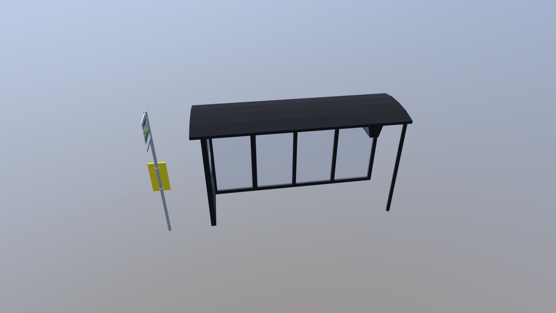 Bus Stop 1 - 3D model by Nova Spectra Games (@novaspectragames ...