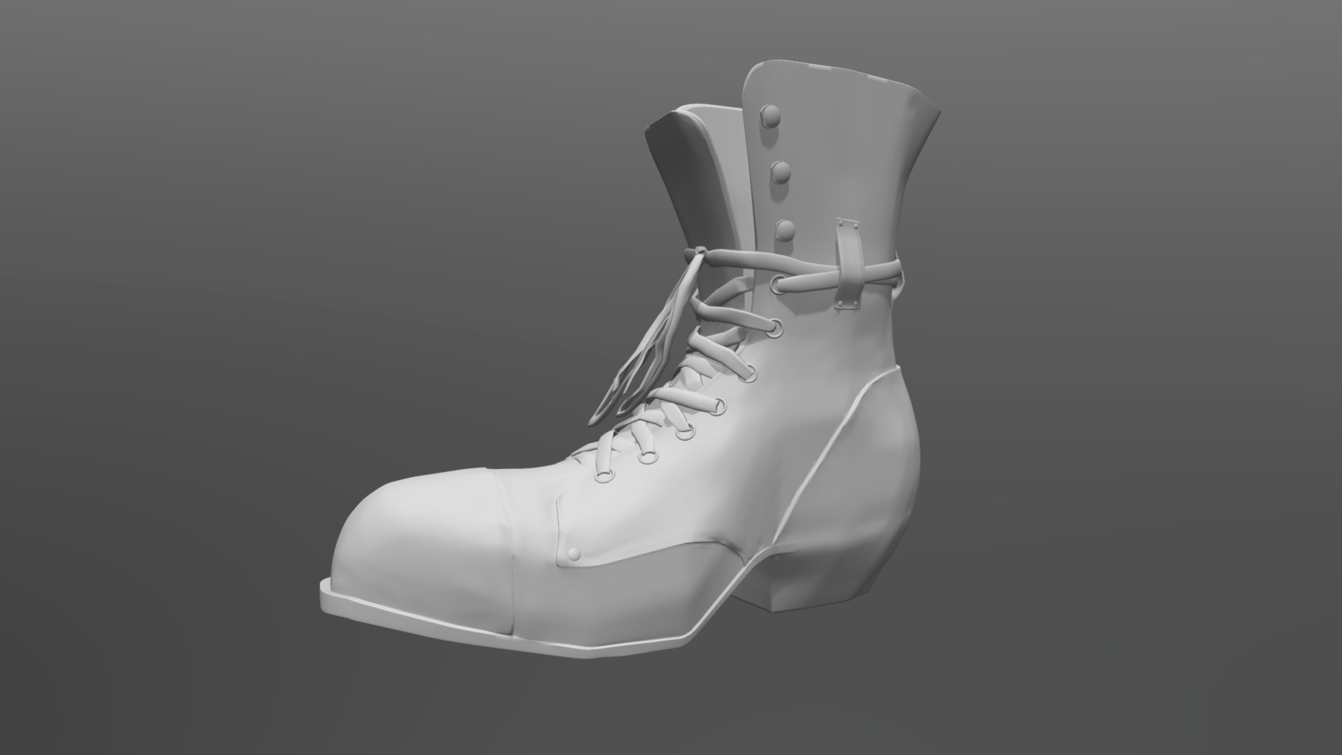 High Poly Combat Boot - 3D model by Emma Furnell (@EmmaFurnell ...
