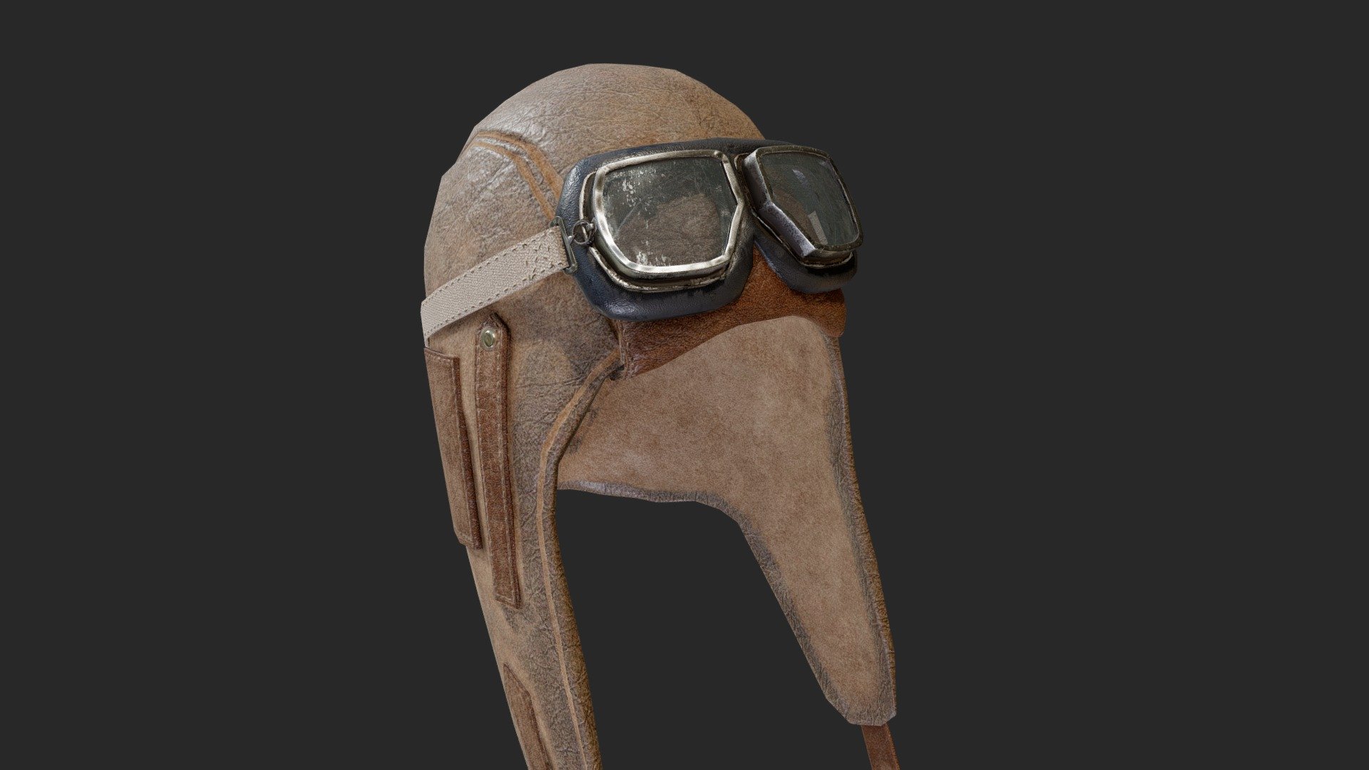 aviator headset WW2 - 3D model by Alekv [d30af63] - Sketchfab