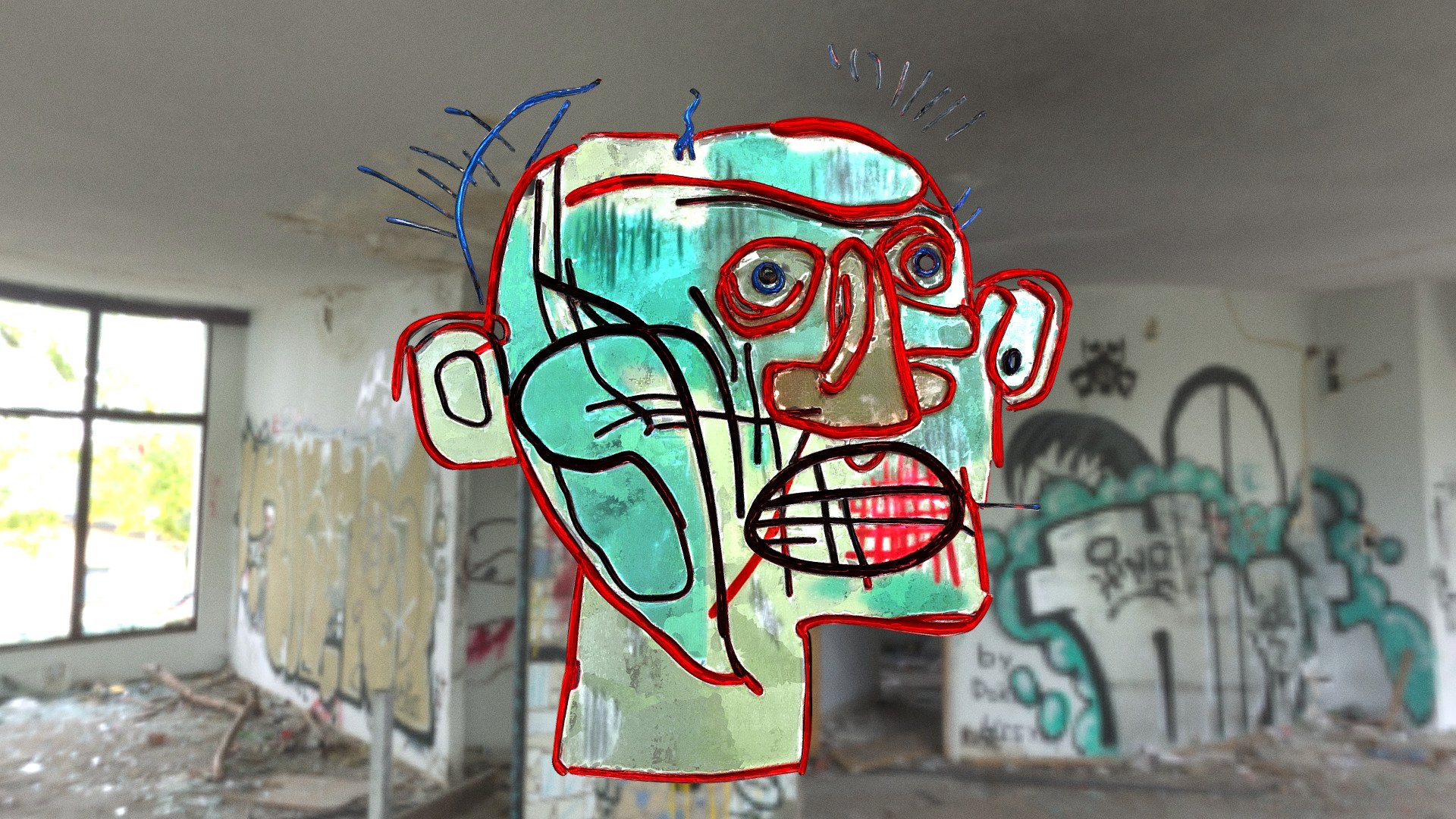 Vivid Expression - 3D model by public-art.uk [d30c473] - Sketchfab
