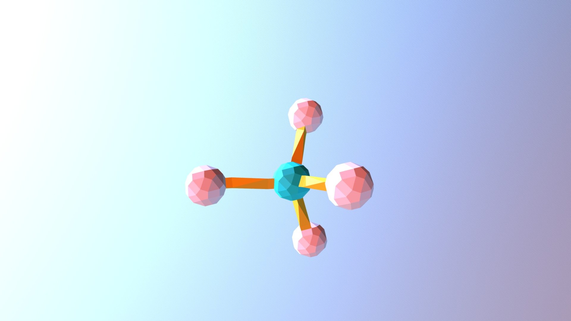 5 4 4 NH4 Ammonium - 3D model by Zometool [d30d35a] - Sketchfab